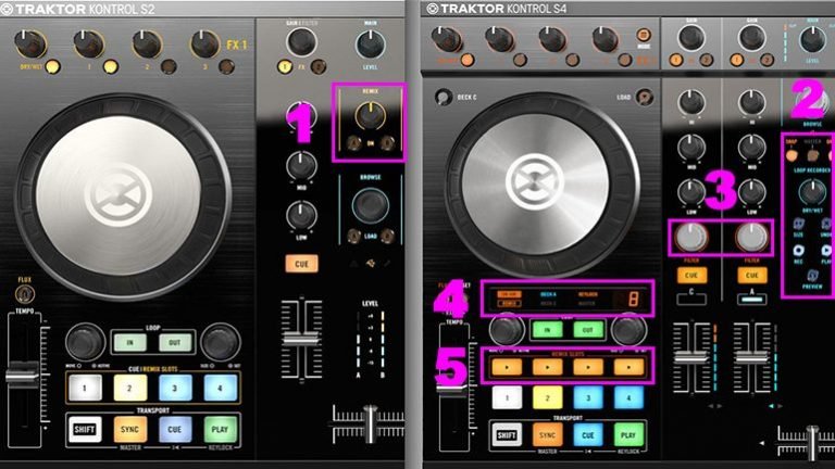 Controladoras Traktor S2 vs S4 (mk1 y mk2)